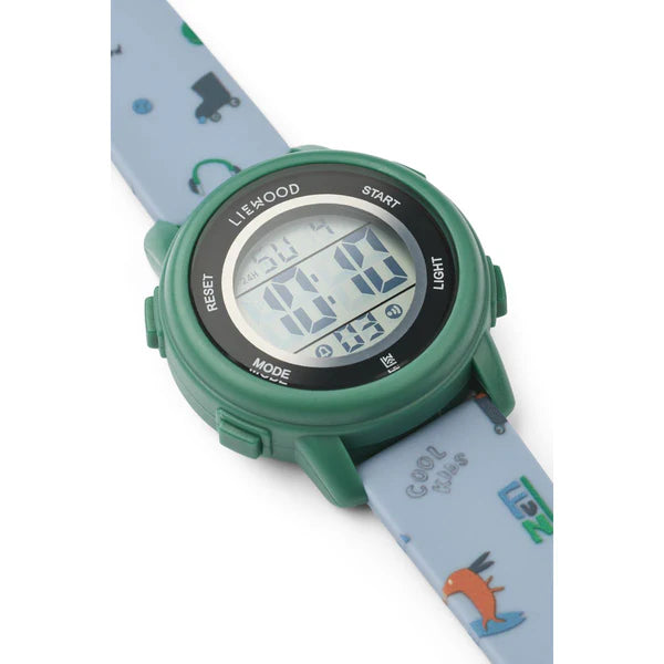 Bērnu rokas pulkstenis - Sussi Wrist Watch, Fun / Beach Blue – Rocket Baby